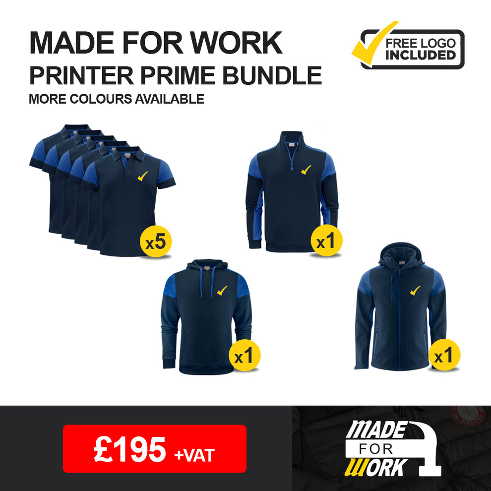 PRINTER PRIME BUNDLE - MADE FOR WORK PACK – MOTIFWEAR.UK